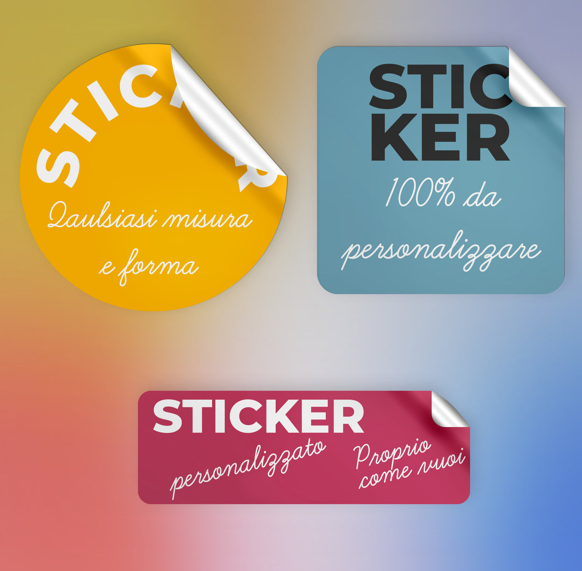 Adesivi personalizzati – Mondo Personalizzato